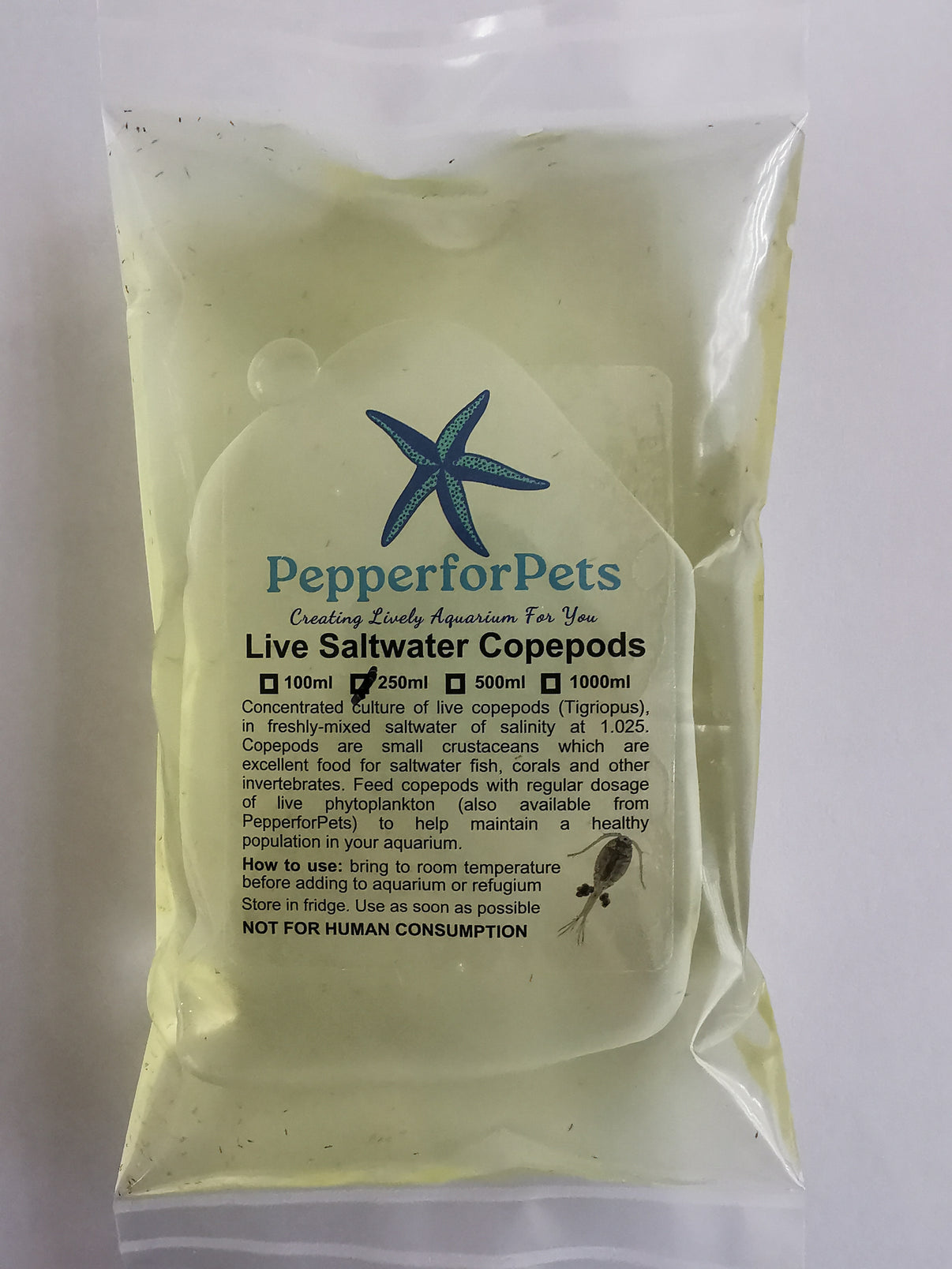 High Concentration Saltwater Cope pods – PepperforPets